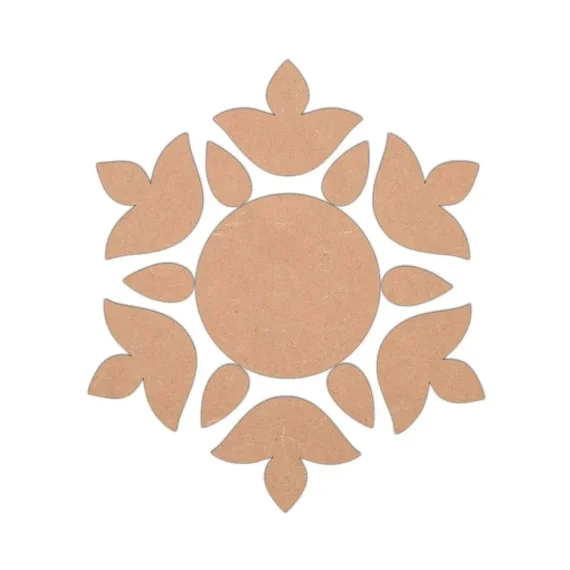 Diya Design MDF Rangoli Cutouts
