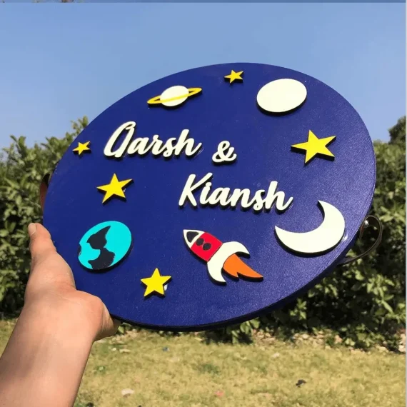 Galaxy Theme Name Plate